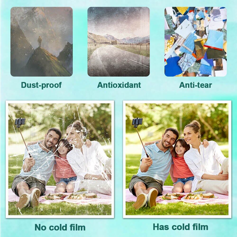 50 Sheets Adhesive Cold Lamination Film Plastic Hot Stamping On Photo ...