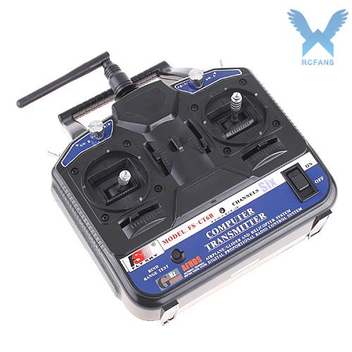 Flysky Fs-Ct6B รีโมทควบคุมระยะไกลพร้อมตัวรับสัญญาณ Fs-R6B 2.4G 6Ch ...
