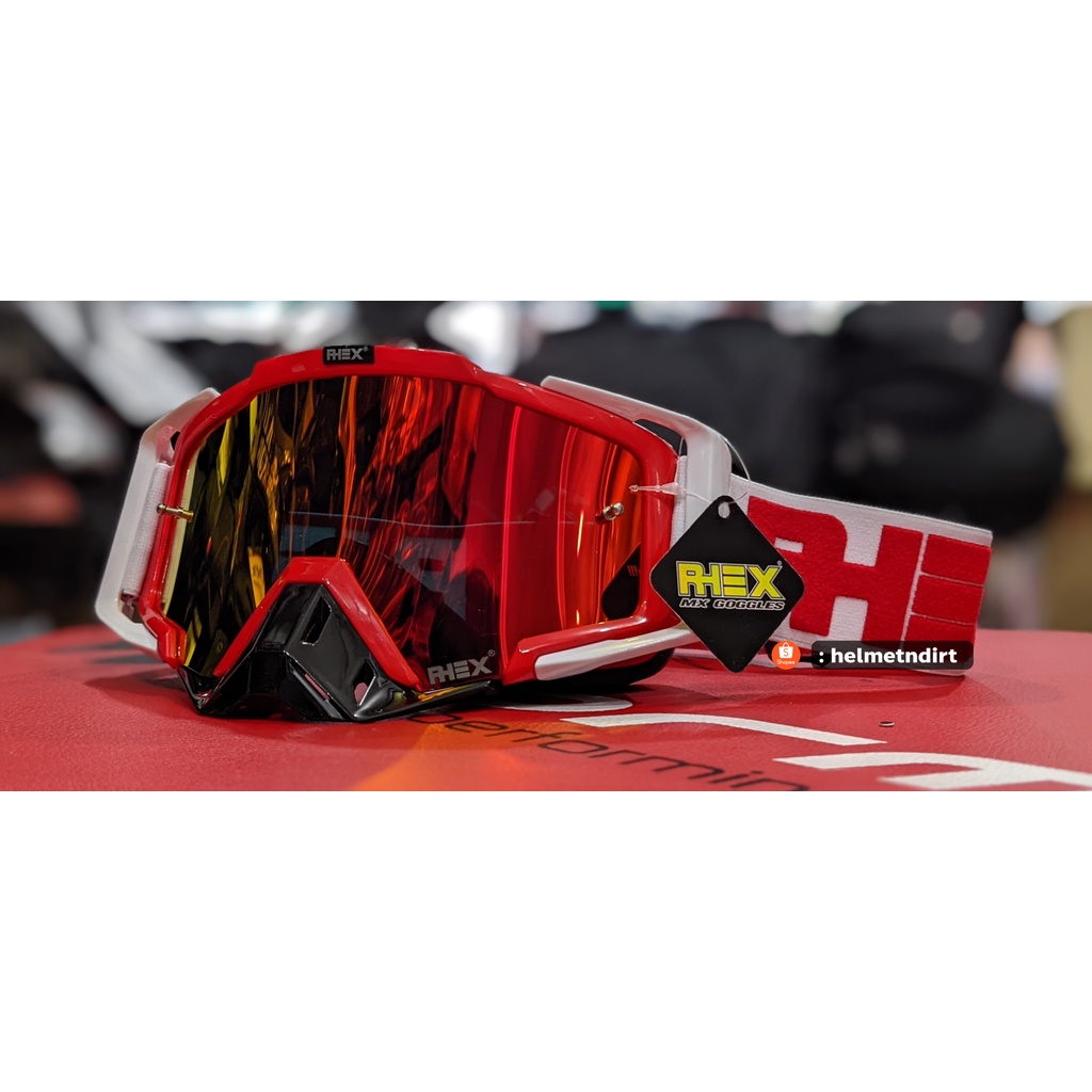 (ส่งฟรี) แว่นวิบาก RHEX (2021) 15 สี เลนส์ปรอท แถมฟรีเลนส์ใส และอุปกรณ์ ...