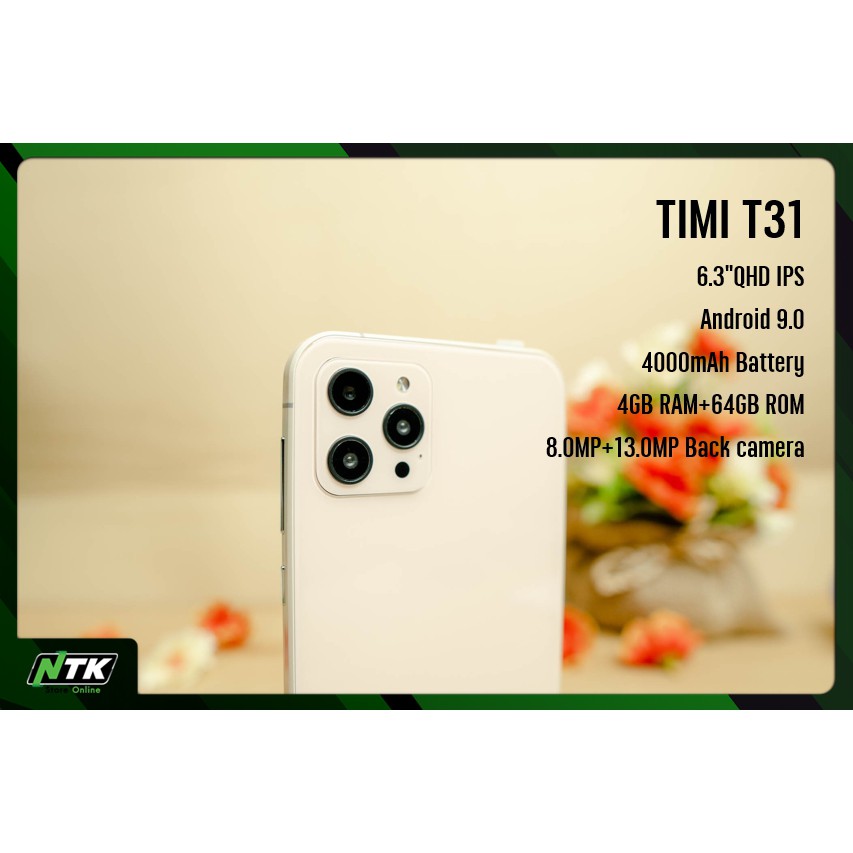 โทรศัพท์มือถือ TIMI T31 หน้าจอ 6.3 นิ้ว Ram 4GB/Rom 64GB รับประกัน 1 ปี ...