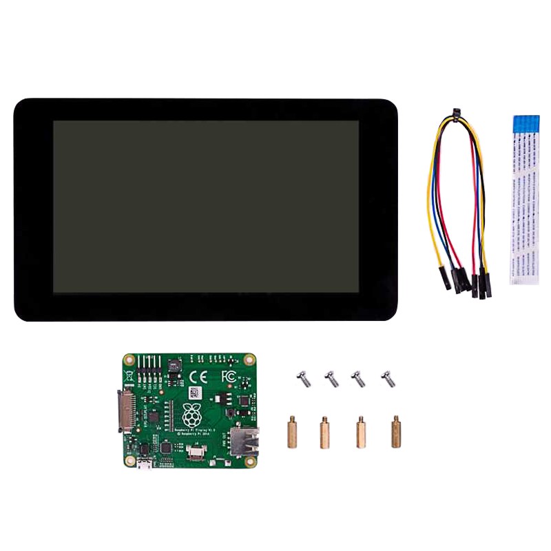Original Official Raspberry Pi 7 inch Touch Screen Display - landzo ...