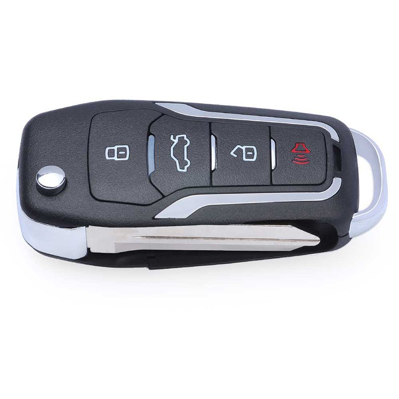KEYECU Upgraded Flip Remote Key for Ford Mustang Edge Escape Expedition ...