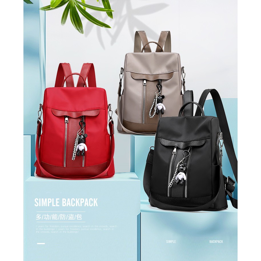 กระเป๋าเป้สะพายหลังสําหรับผู้หญิง Dimanne Code F2216 Model Yg Again ...