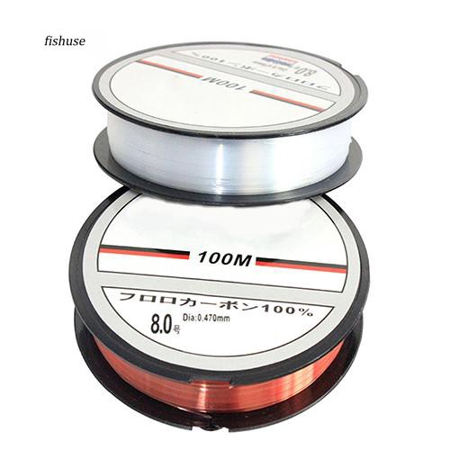 FHUE_100m/109yards Nylon Super Strong White High Performance Fishing ...