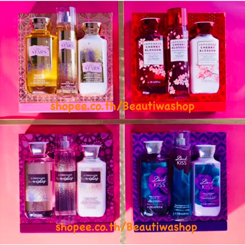 ของขวัญชุด 3 ชิ้น Bath Body Works Signature Collection Body lotion ...