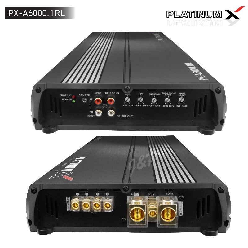 PLATINUM-X เพาเวอร์แอมป์ CLASS-D 7000W สำหรับซับวูฟเฟอร์ PX-A6000 .1RL ...