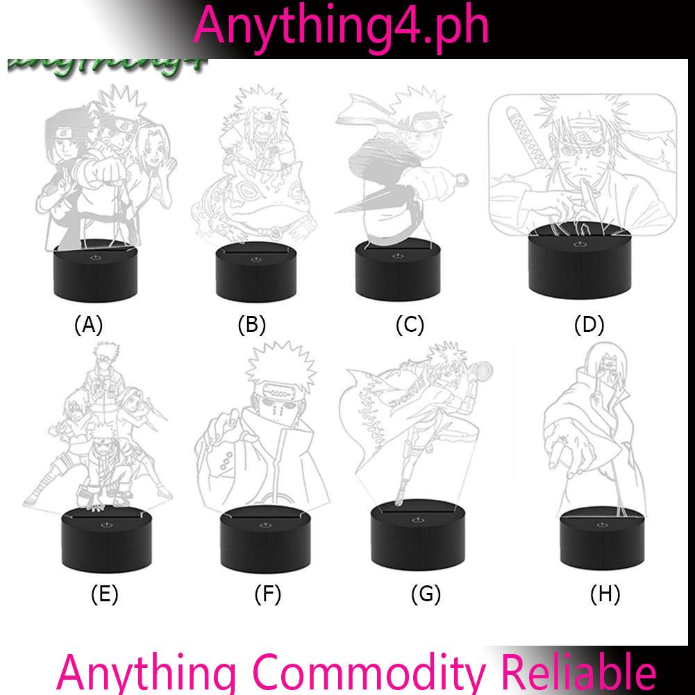 Acrylic 3d Lamp Anime Black Clover Asta Light for Bed Room Decor ...