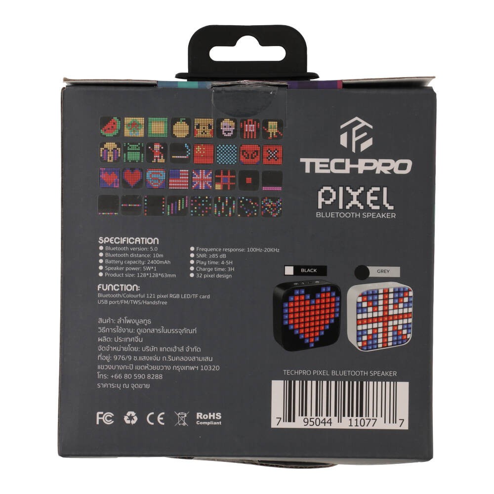 TECHPRO Bluetooth Speaker Pixel ลำโพงบลูทูธ by Studio7 - 09grwnubyf ...