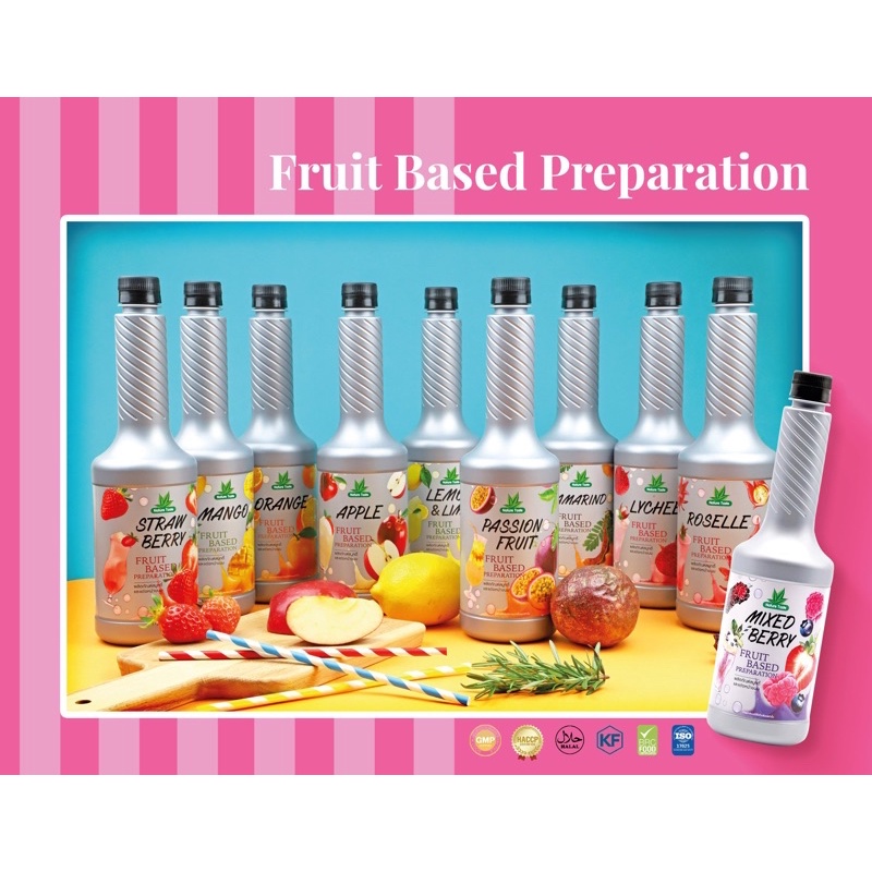Nature Taste น้ำผลไม้เข้มข้นฟรุตเบสพรีเพอเรชั่น เพียวเร่ 13 รสชาติ ตรา ...