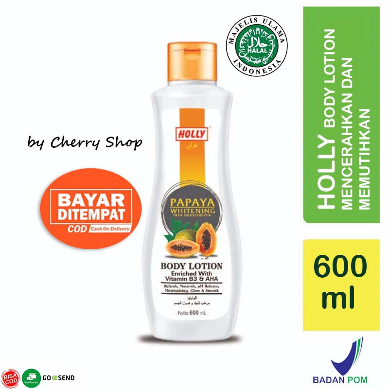 (600มล.) Holly Body โลชั่นมะละกอไวท์เทนนิ่งมะละกอ 600 มล - shendywi.th ...