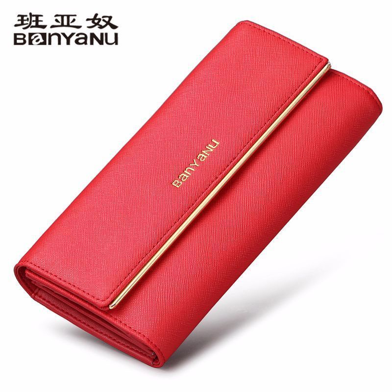 2021New Womens Wallet Long Style for Women Genuine Leather Multiple ...