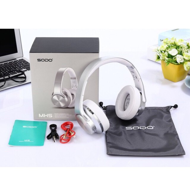 [ลูกค้าใหม่ใส่โค้ดลดเพิ่ม80.-]SODO MH5 หูฟังลำโพงบลูทูธไร้สาย 2in1 คุ้มสุดๆ - neugadget - ThaiPick