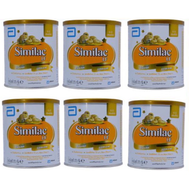 Similac LFซิมิแลคแอลเอฟ ขนาด 375 กรัม แพ็ค 6 กประป๋อง - winwint666 ...