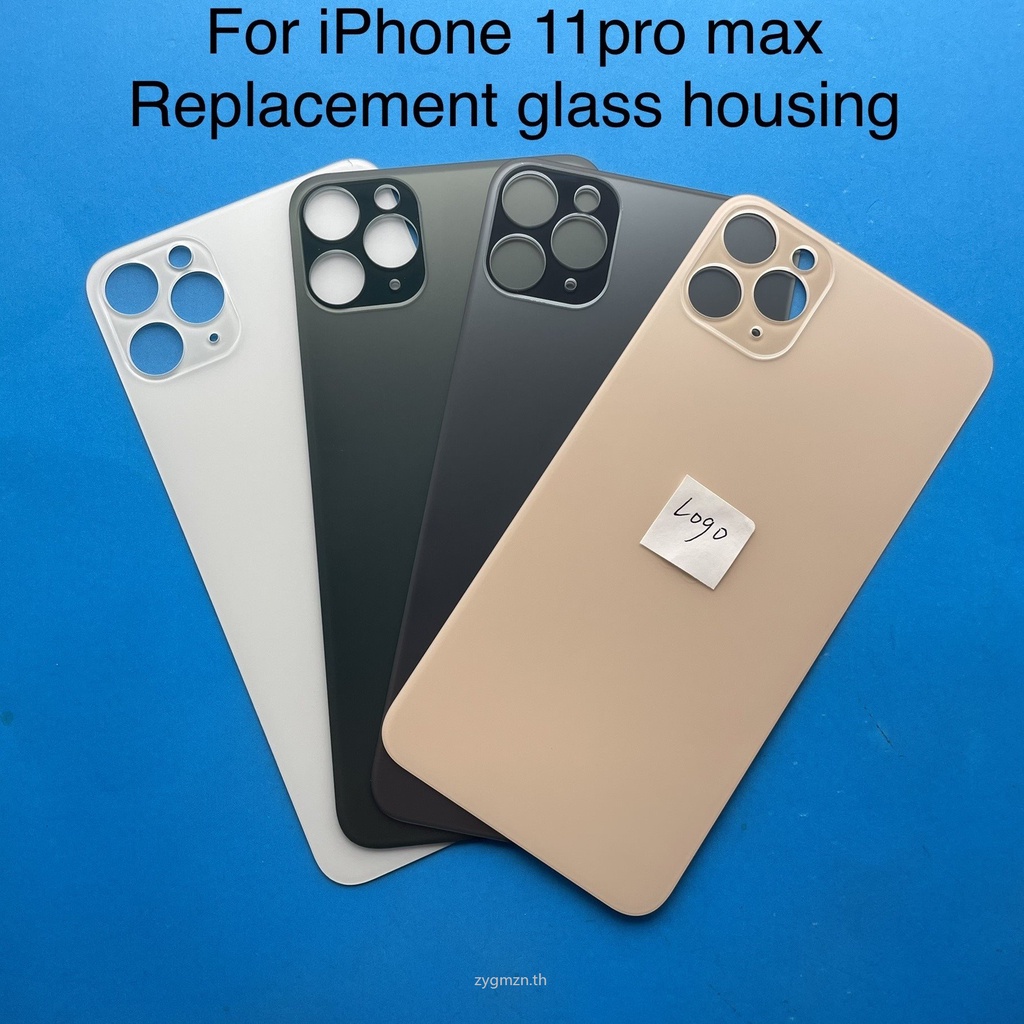 สำหรับ iPhone 11 11PRO 11 PRO MAX กระจกด้านหลังแบตเตอรี่คุณภาพสูง Big Hole ด้านหลังประตูอะไหล่ ...