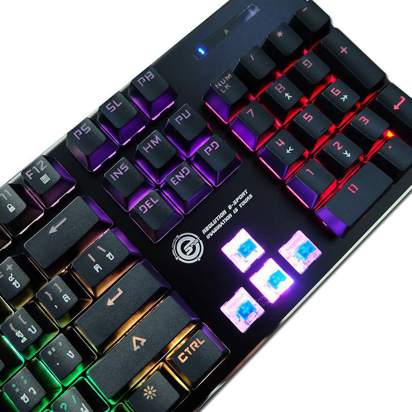 คีย์บอร์ดเกมส์มิ่ง Neolution E-Sport Gaming Keyboard Mystic Plus Blue ...