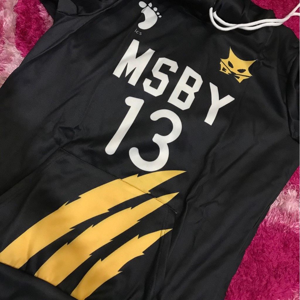 MSBY Black Jackals Hoodie Haikyuu Jacket Cosplay 3D Unisex Casual Top ...