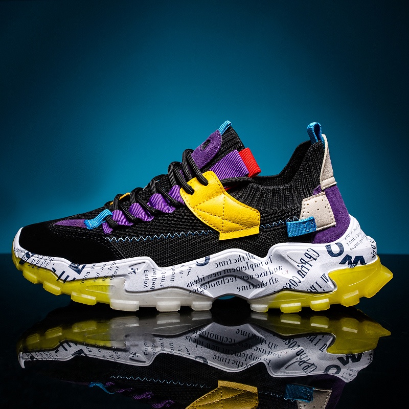 In StockMen39s running shoes sneakers elastic soles soft and ...