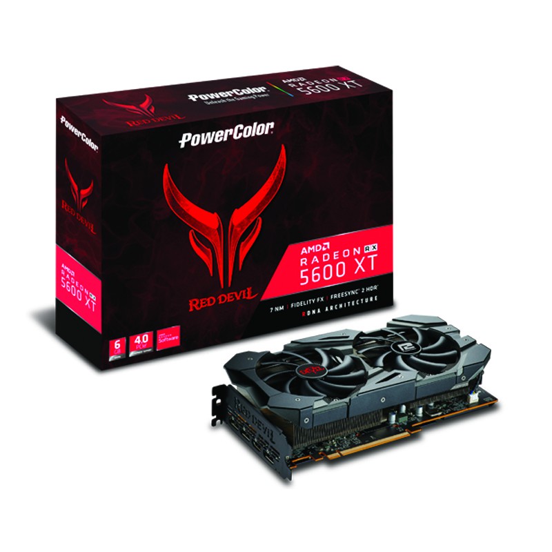 POWER COLOR 6GB GDDR6 AMD RX5600XT RED DEVIL OC - adviceit_officialshop ...