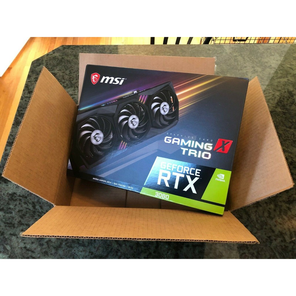 MSI RTX 3080 GAMING X TRIO 10G 10GB GDDR6X Graphics Card - 9lf6i8ouwg ...