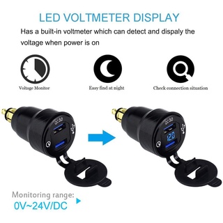 DIN Hella Powerlet Plug to Dual Quick Charge 3.0 USB Charger Adapter ...