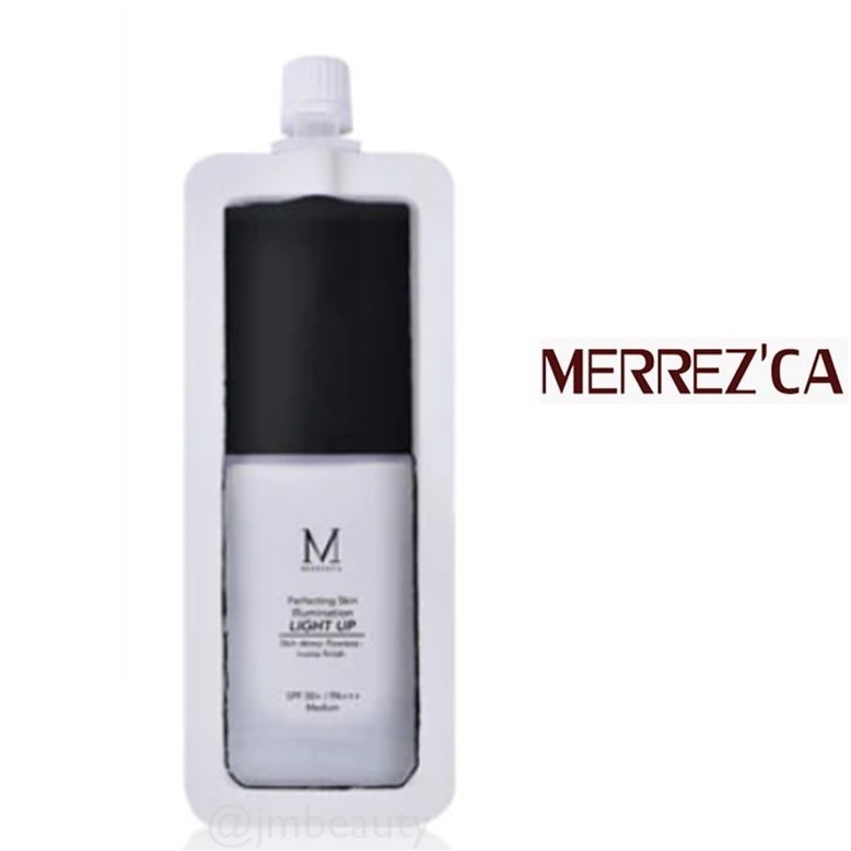 Merrezca dewy skin makeup base spf 50 PA+++ 5ml. 4 in 1 เบส รองพื้น ไพร ...