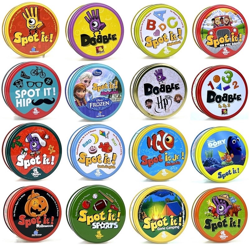 พร้อมส่งในไทย บอร์ดเกม การ์ดเกมของเล่น Dobble Spot it card เกมจับคู่ ...