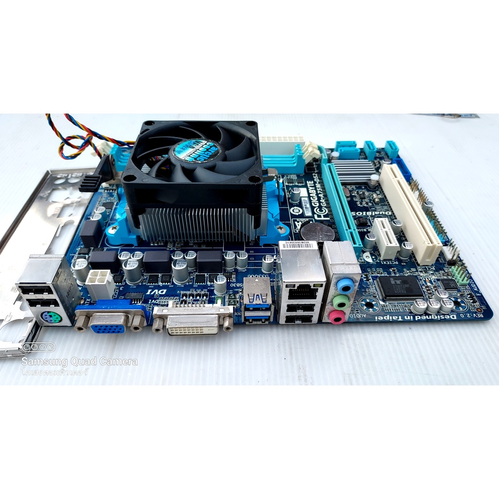 ขายชุด เมนบอร์ดAMD FM1 CPU A6 2.1GHz ( RAM DDR3 ) เทสลงวินโดว์ผ่าน ใช้ ...