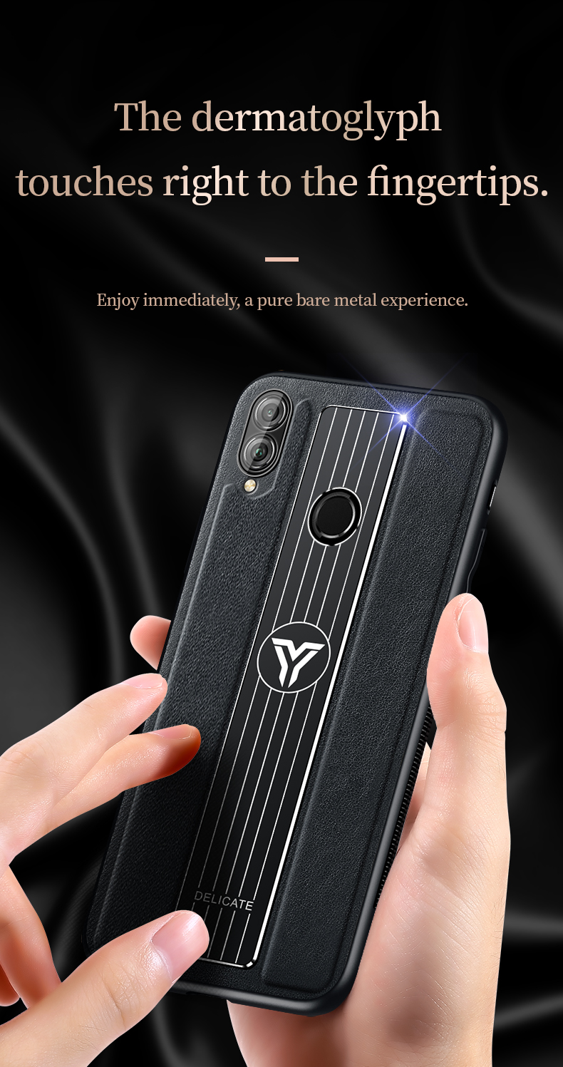 Huawei Y Max Case Magnetic Cover Silicone Shockproof PU Leather Camera ...