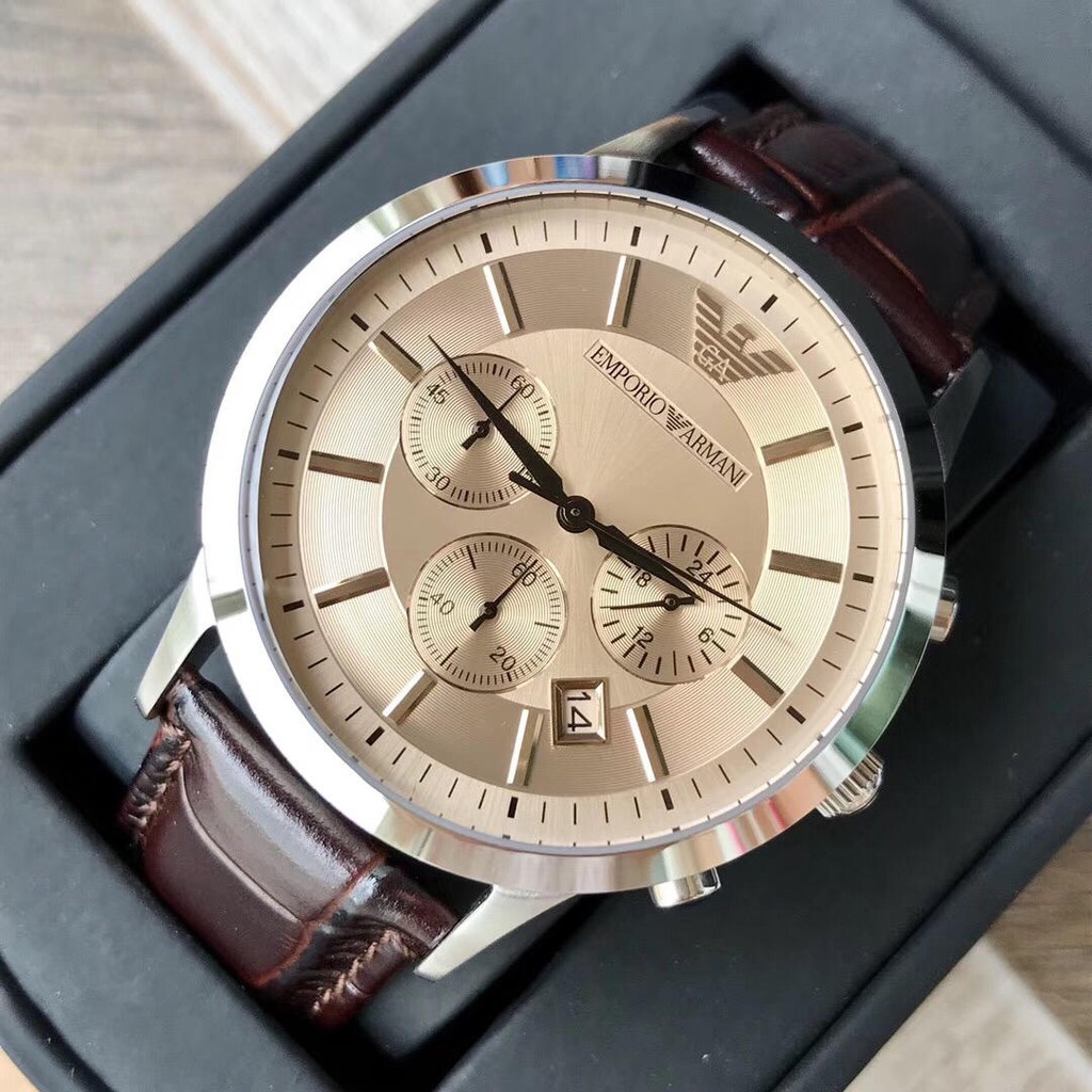 Armani AR2433 casual business men's automatic mechanical watch ...