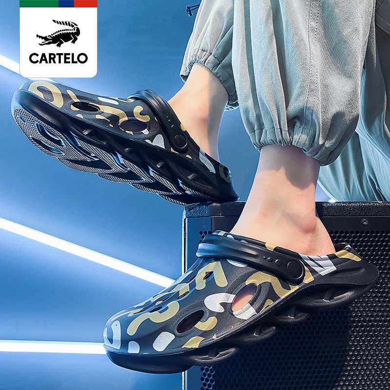 Cardile crocodile hole รองเท้าผู้ชาย 2022 ฤดูร้อนใหม่สวมใส่รองเท้าแตะ ...