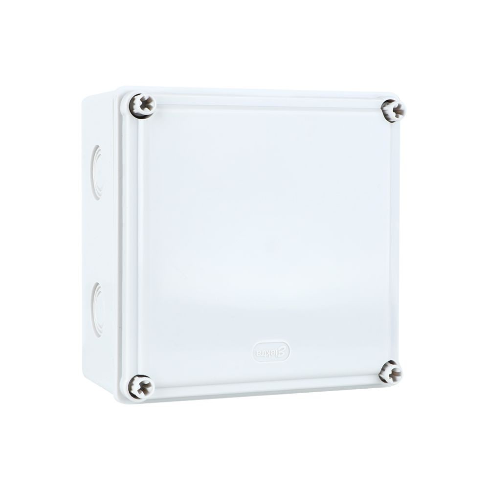 กล่องพักสายไฟ กล่องพลาสติกกันน้ำ 6x6 นิ้ว เทา ELEKTRA ท่อร้อยสายไฟและ ...