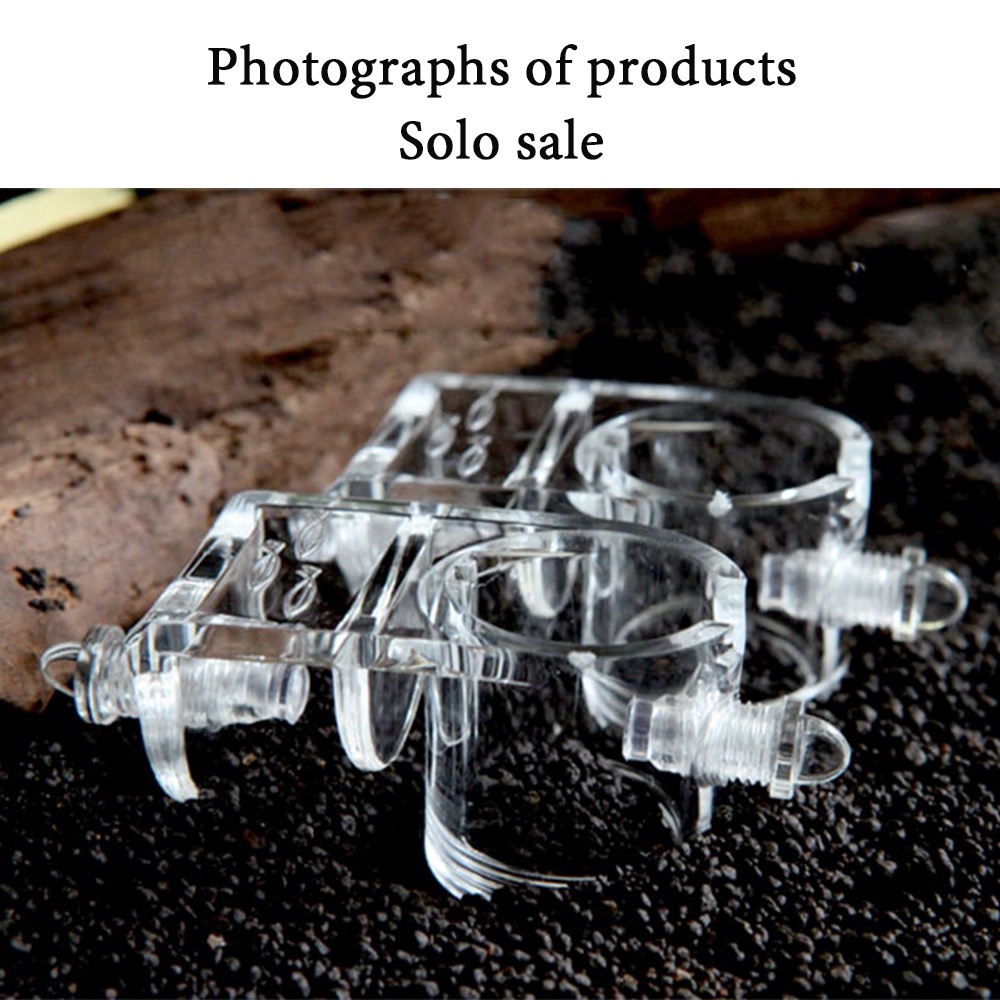 Acrylic Water Pipe Fixed clip Aquarium Acrylic Filtration Hose Mount ...