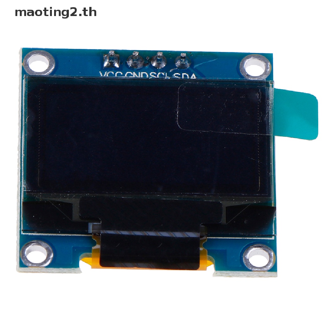 Mtth โมดูลหน้าจอ Lcd 128X64 Oled สีขาวสําหรับ Arduino 0.96 I2C Iic ...