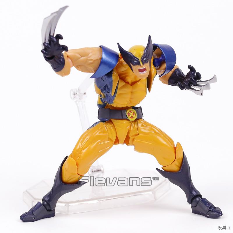 AMAZING YAMAGUCHI Revoltech NO.005 Wolverine Logan PVC Action Figure ...