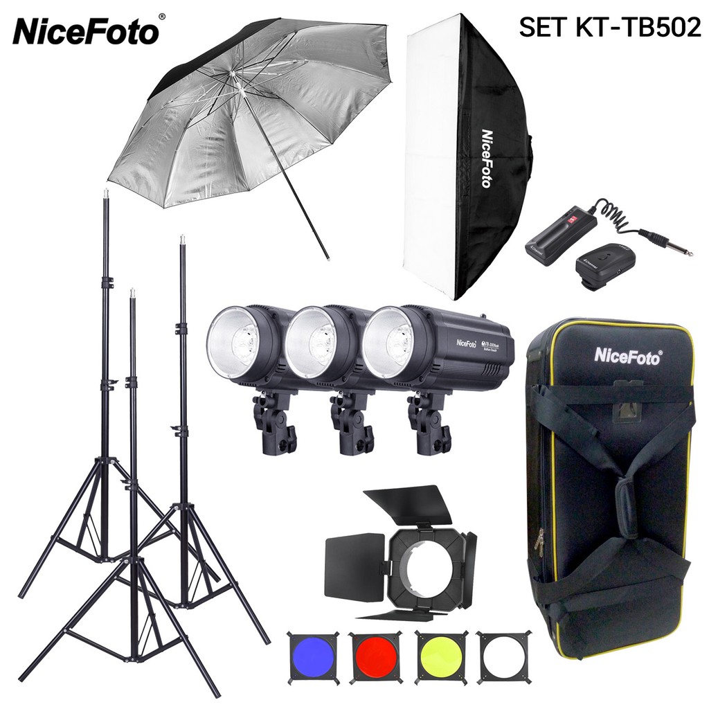 NiceFoto Mini Studio Flash Kit KT-TB502 (TB300 300Ws) - best2home ...