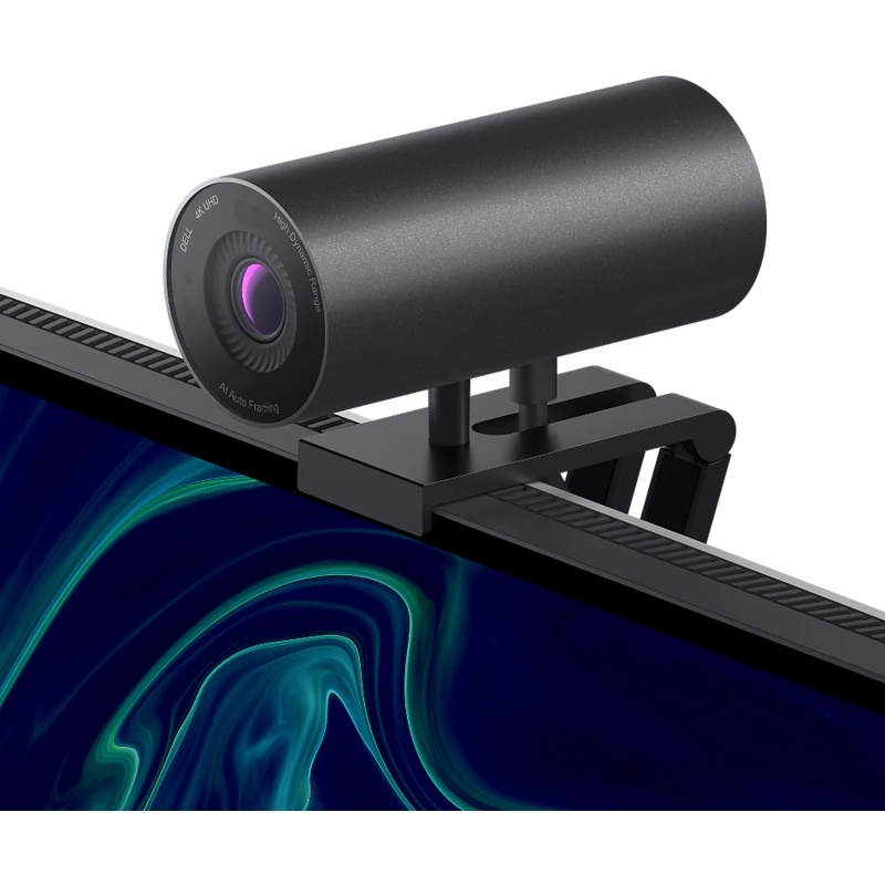 Dell WB7022 UltraSharp HDR 4K Webcam with Privacy Cover, USB Computer ...