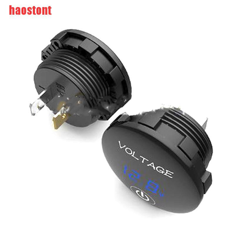 Haostont แผงโวลต์มิเตอร์ดิจิตอล Dc 12V24V Led สําหรับรถจักรยานยนต์รถยนต์ - haostont.th - ThaiPick
