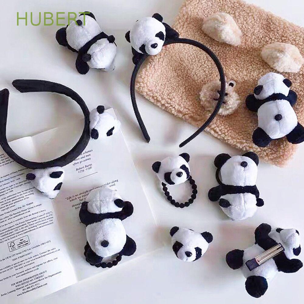 HUBERT Cute Women Hair Accessories Children Panda Scrunchies Korean ...