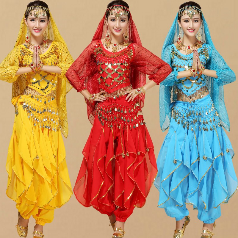 Belly dance costume new high-end Indian dance practice clothes belly ...