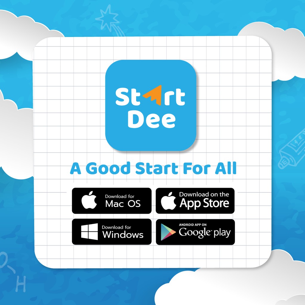 StartDee คอร์สเรียนออนไลน์ เรียนครบทุกวิชาหลัก ม.4 - ม.6 แพ็กเกจ 1 ปี ...