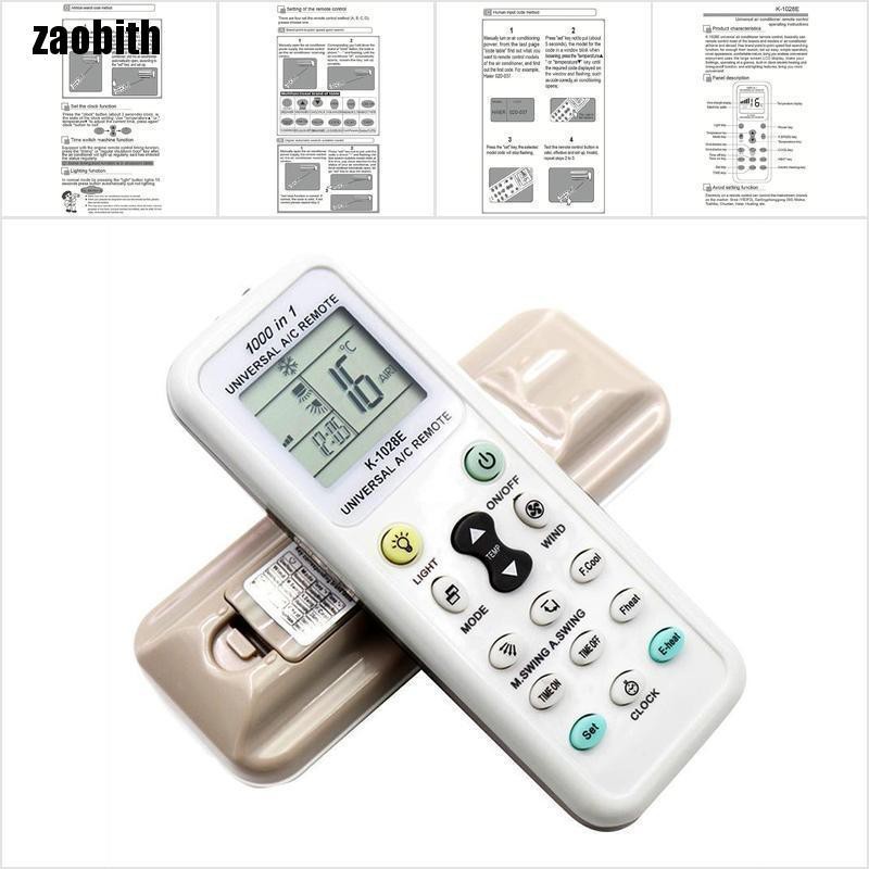 {zaobth} Universal Wireless K-1028E AC Digital LCD Remote Control for ...