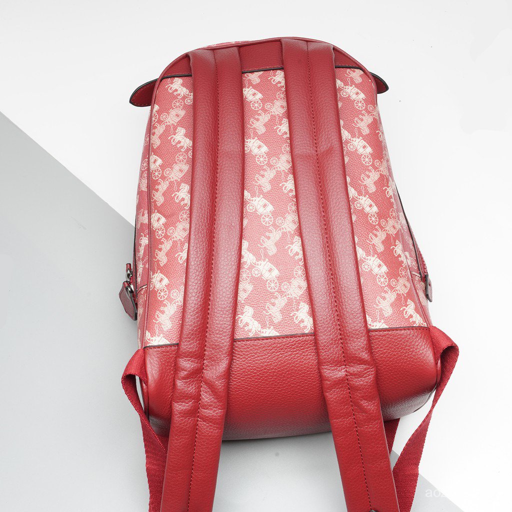 88266 Barrow Backpack With Horse And Carriage Print And Varsity Stripe ...