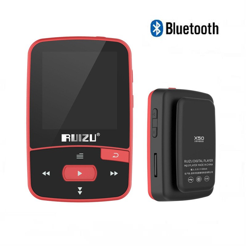 RUIZU X50 8GB Mini Sport Clip Bluetooth mp3 player music player Support ...