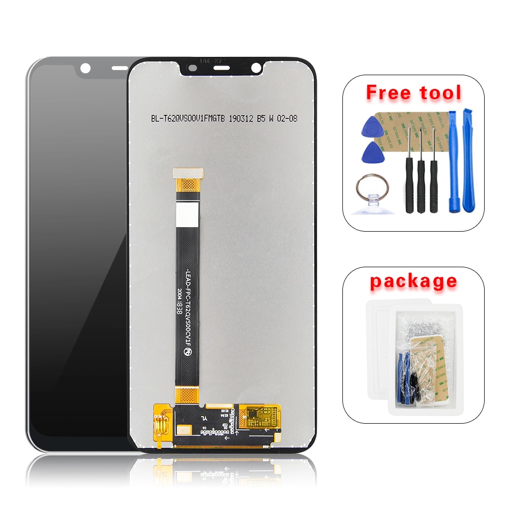 หน้าจอแสดงผล Lcd 6 . 18 นิ้วสําหรับ Nokia 8 . 1 Ta - 1119 Ta - 1121 Ta ...