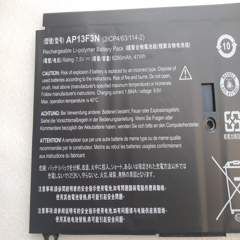 New Genuine AP13F3N Laptop battery For Acer Aspire S7-392-9890 6411 ...