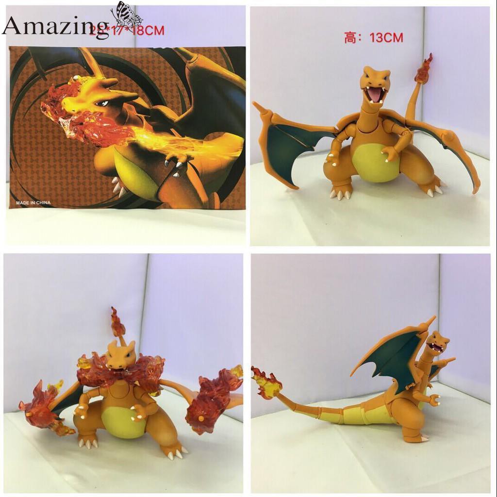 High Quality&ฟิกเกอร์ Pokemon Charizard S.H . Figuarts SHF tamashi ...