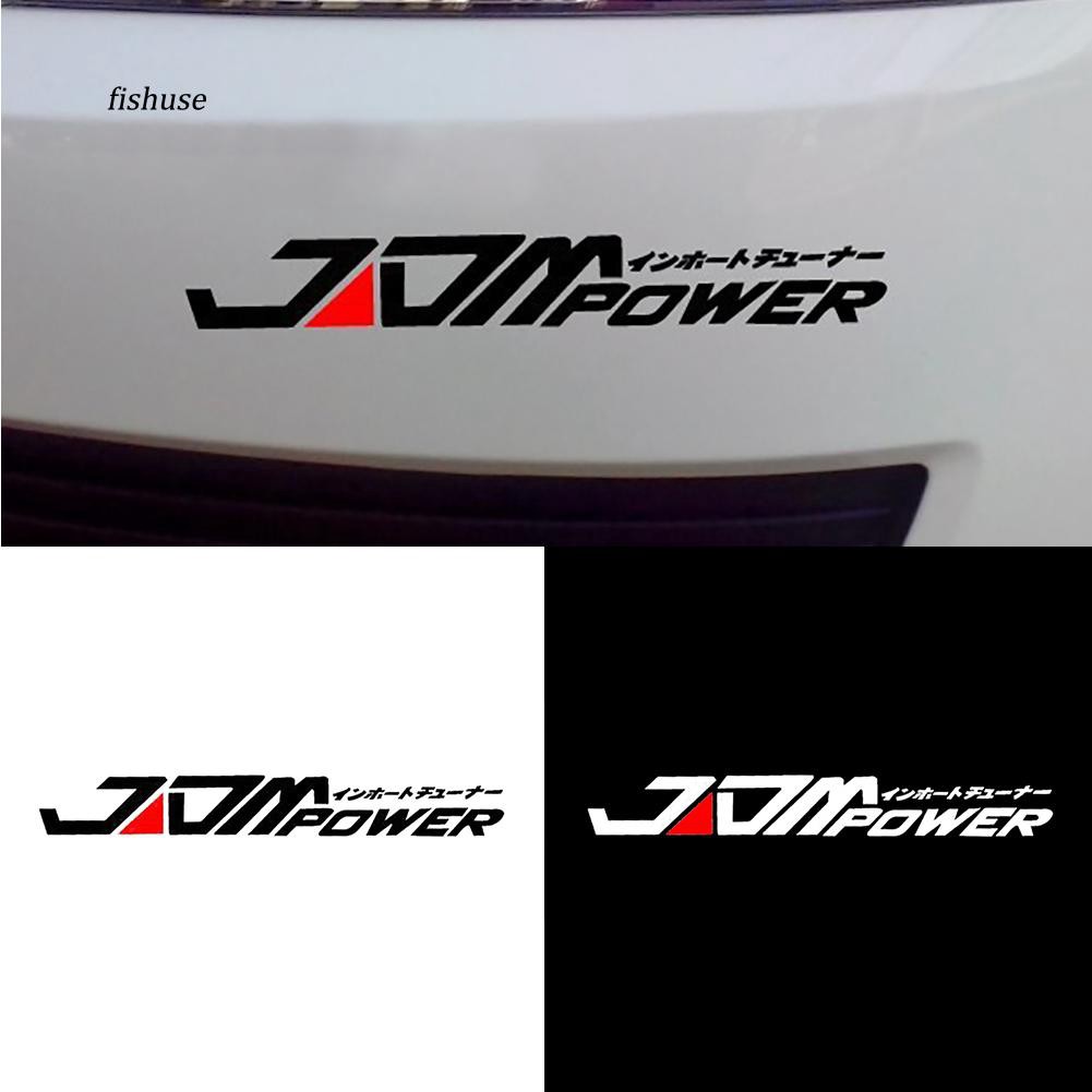 FHUE_JDM POWER car sticker window bumper decal - fishuse.th - ThaiPick