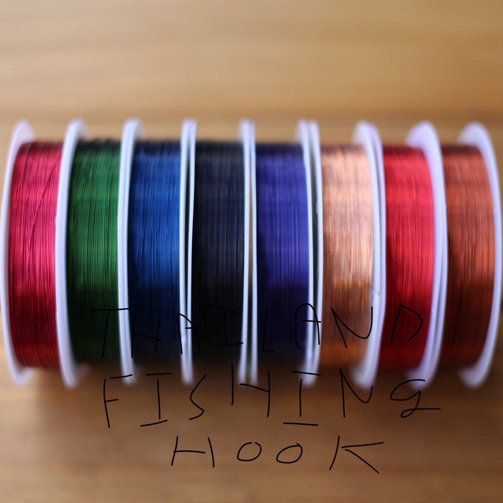 ทองแดง พันเบ็ด ตกกุ้ง 0.3mm ลวด diy - tonsoundaha - ThaiPick