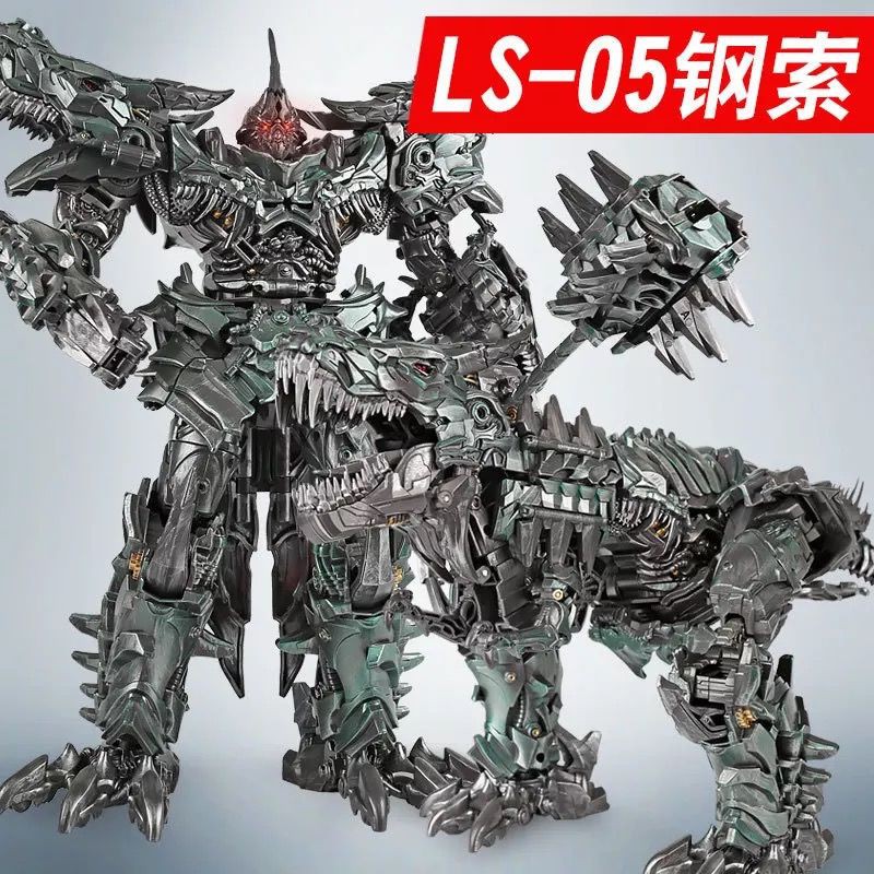 【พิเศษ】Black Mamba LS05 Transformers Toy Dinosaur Wire Rope Robot Tank ...