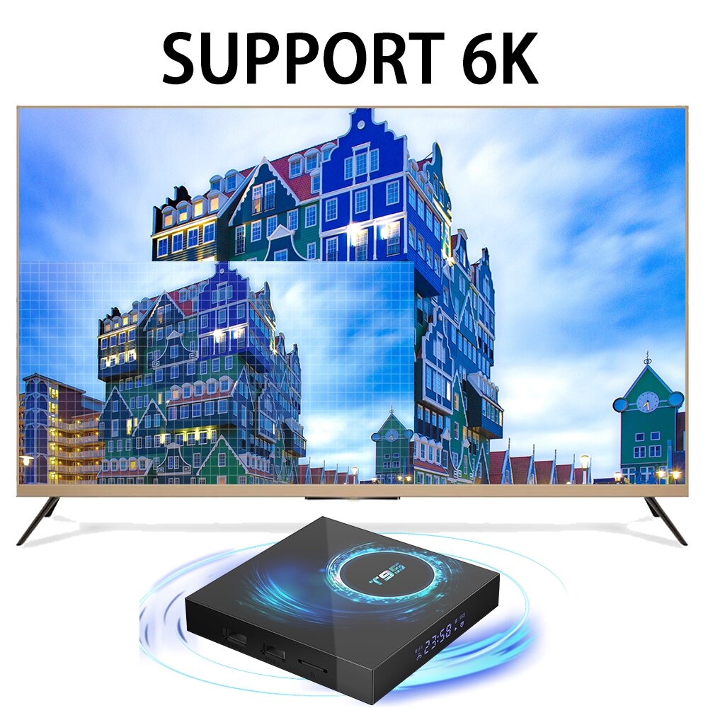 H616 128GB Smart TV Box Android 10.0 6K Quad Core 1080P Youtube Media ...